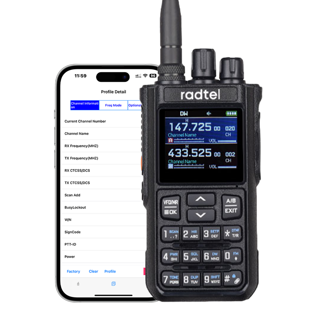 Radtel RT-900 10W Full band Ham Radio Walkie Talkie 256CH Air Band Tw – Xiamen Radtel ...