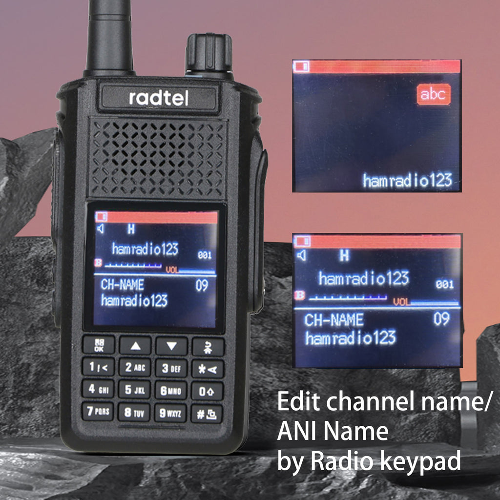 Radtel Waterproof Full Bands Amateur Ham Radio, Aviation Air Band Wal ...