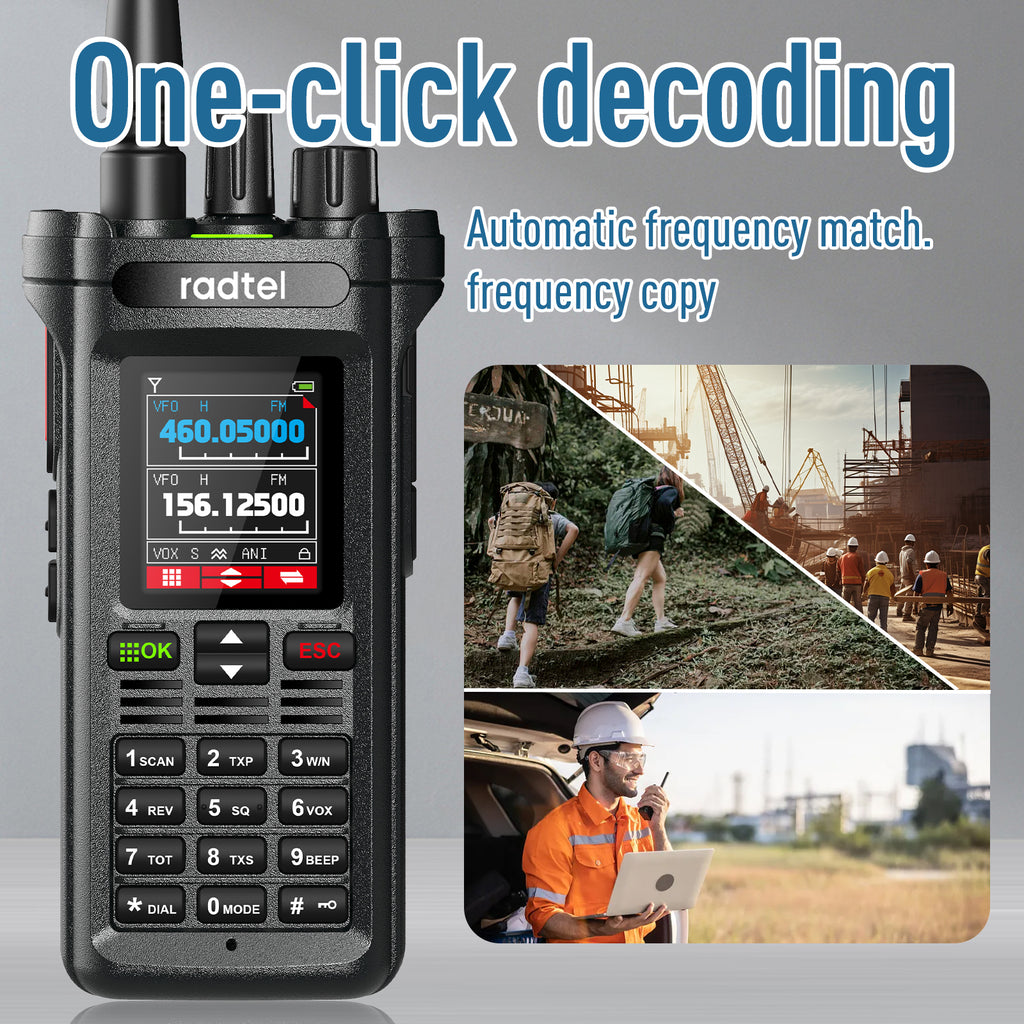 Radtel RT-751 10w Air Band Walkie Talkie Full Band Amateur Ham Radio 1 – Xiamen Radtel ...