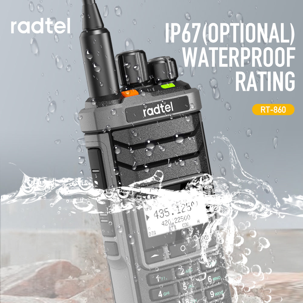 Radtel RT-860 Multiband-HF/UHF/VHF-Amateurfunkgerät, 18–1000 MHz, AM/U ...