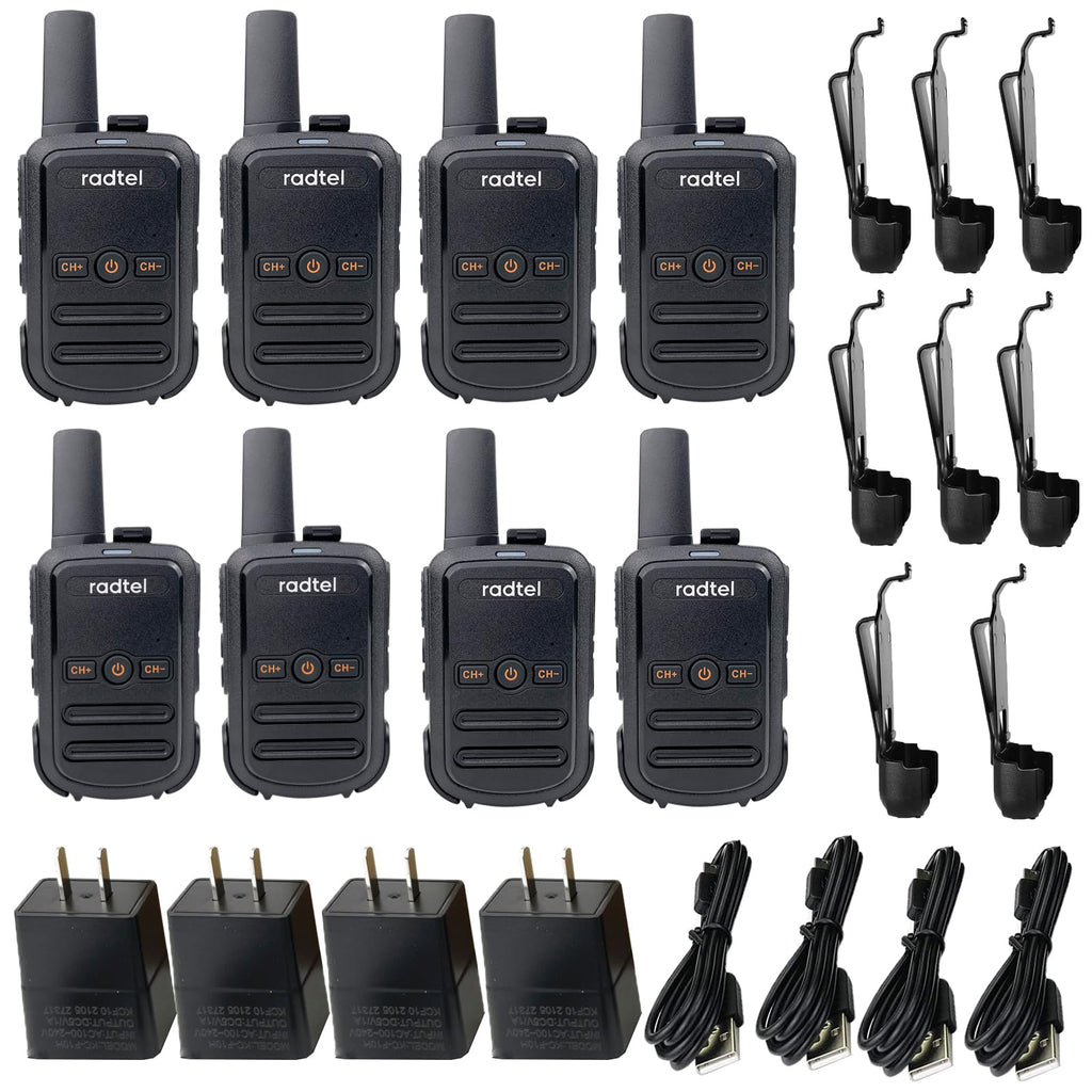 Radtel RT12 Rechargeable Walkie Talkies for Adults Long Range Handhel