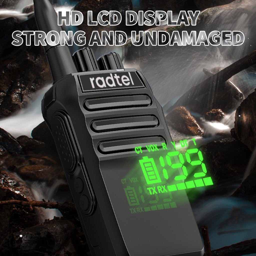 Radtel RT-493 IP67 Waterproof GMRS Radio Handheld 10W Long Range Two