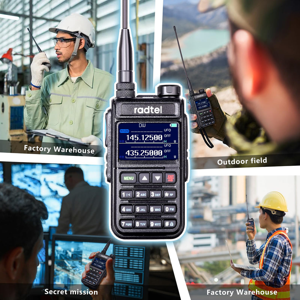 Radtel RT-890 - Radio bidireccional con banda completa, 999 CH Walkie ...