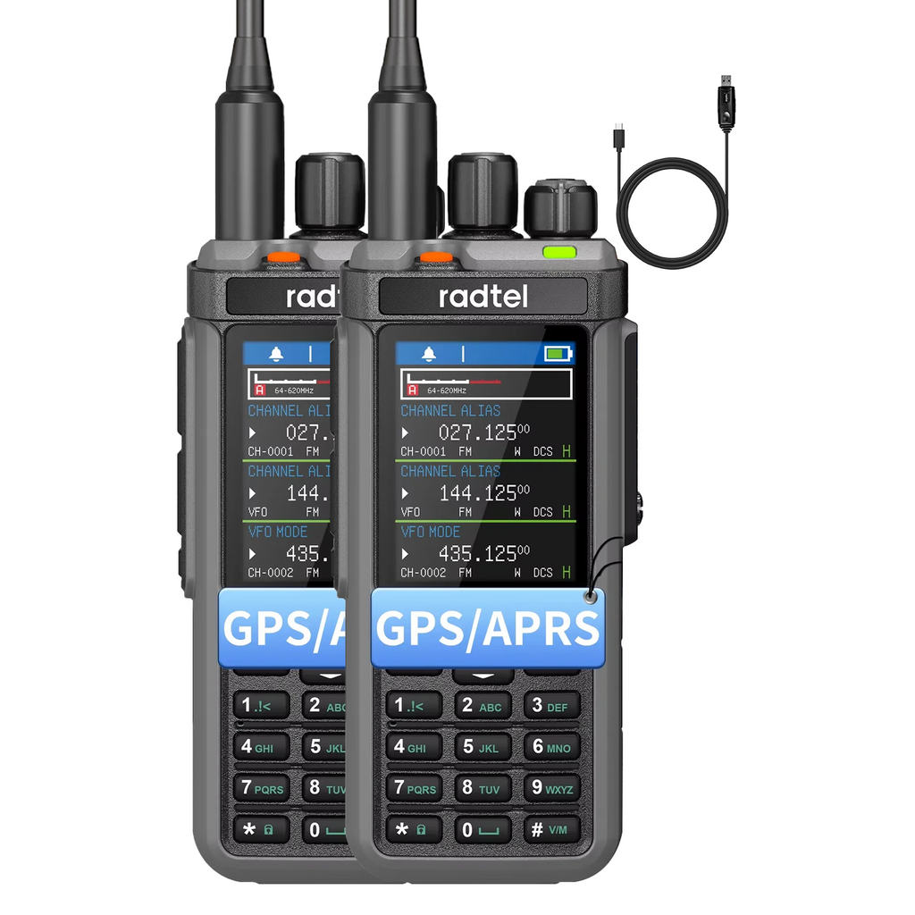 2pcs Radtel RT-880 10W Amateur Multi-Frequency Band High Frequency UH ...