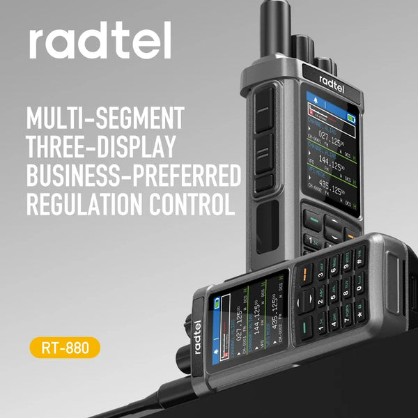 Radtel RT-880 10w Multi Band Ham Radio HF UHF VHF with AM USB LSB CW ...