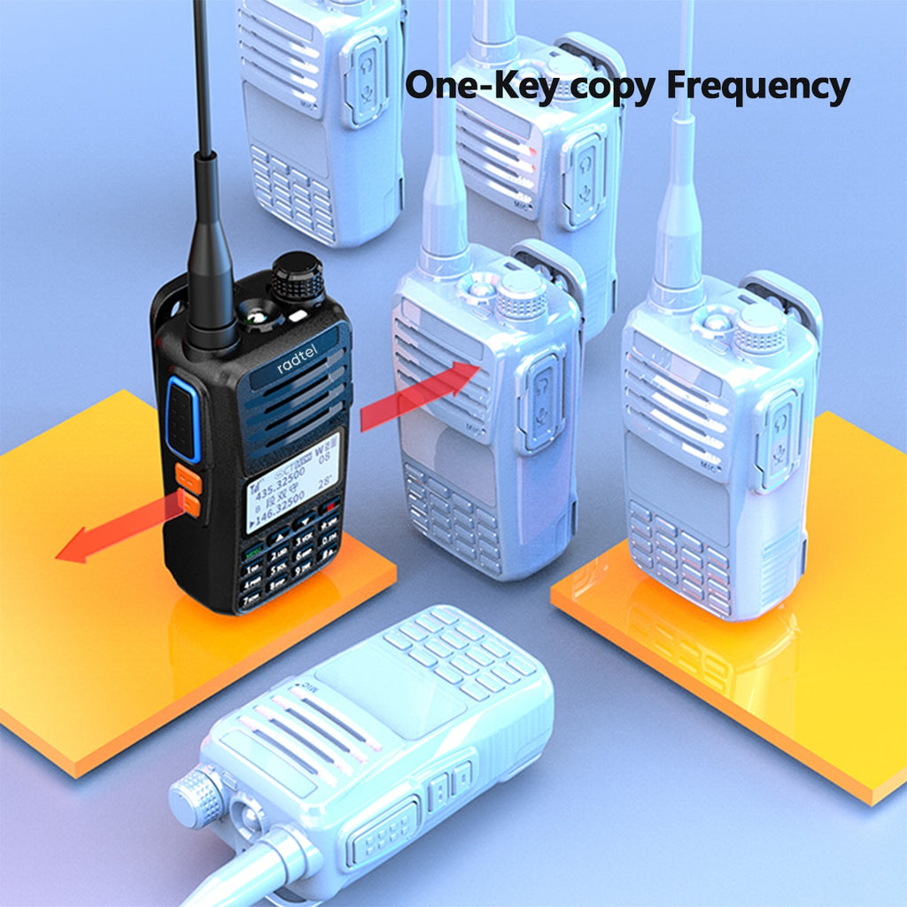 Radtel RT-750 Full Band Ham HT Radio 136-620Mhz Air frequency Receive ...