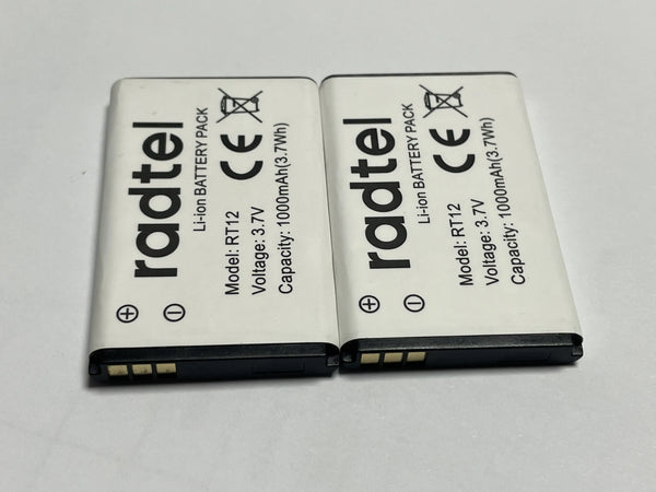 Walkie Talkie Li-ion Battery Pack 3.7v 1000mAh for Radtel RT10 RT12 R ...