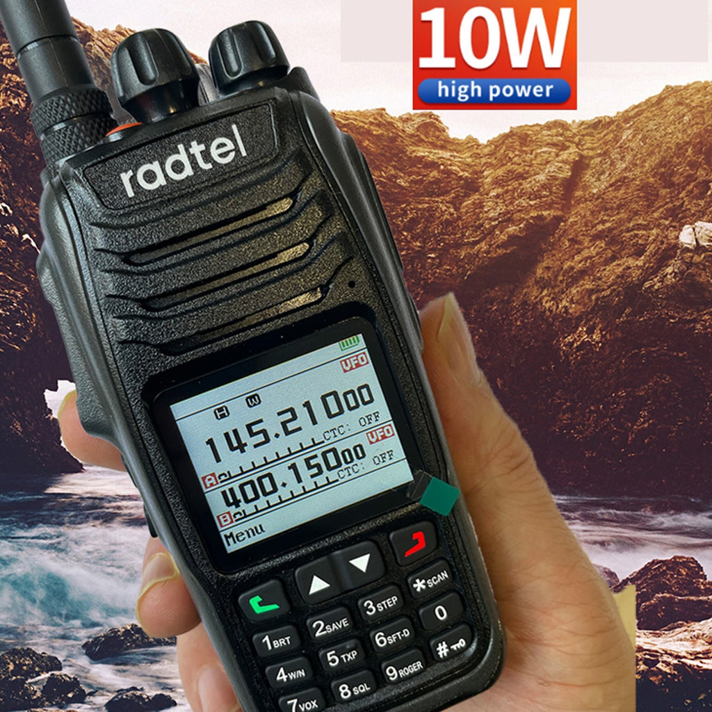 Radtel RT-790 Bluetooth Walkie Talkie 10W Amateur Ham Radio Station wi ...