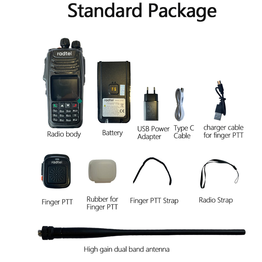 Radtel RT-790 Bluetooth Walkie Talkie 10W Amateur Ham Radio Station wi ...