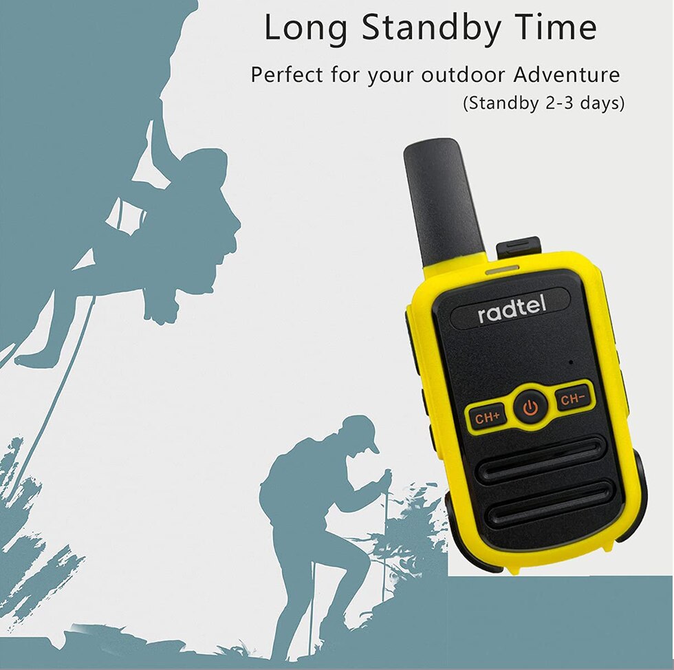 Radtel RT12 PMR/FRS Portable Two Way Radio Communicator Walkie-Talkies